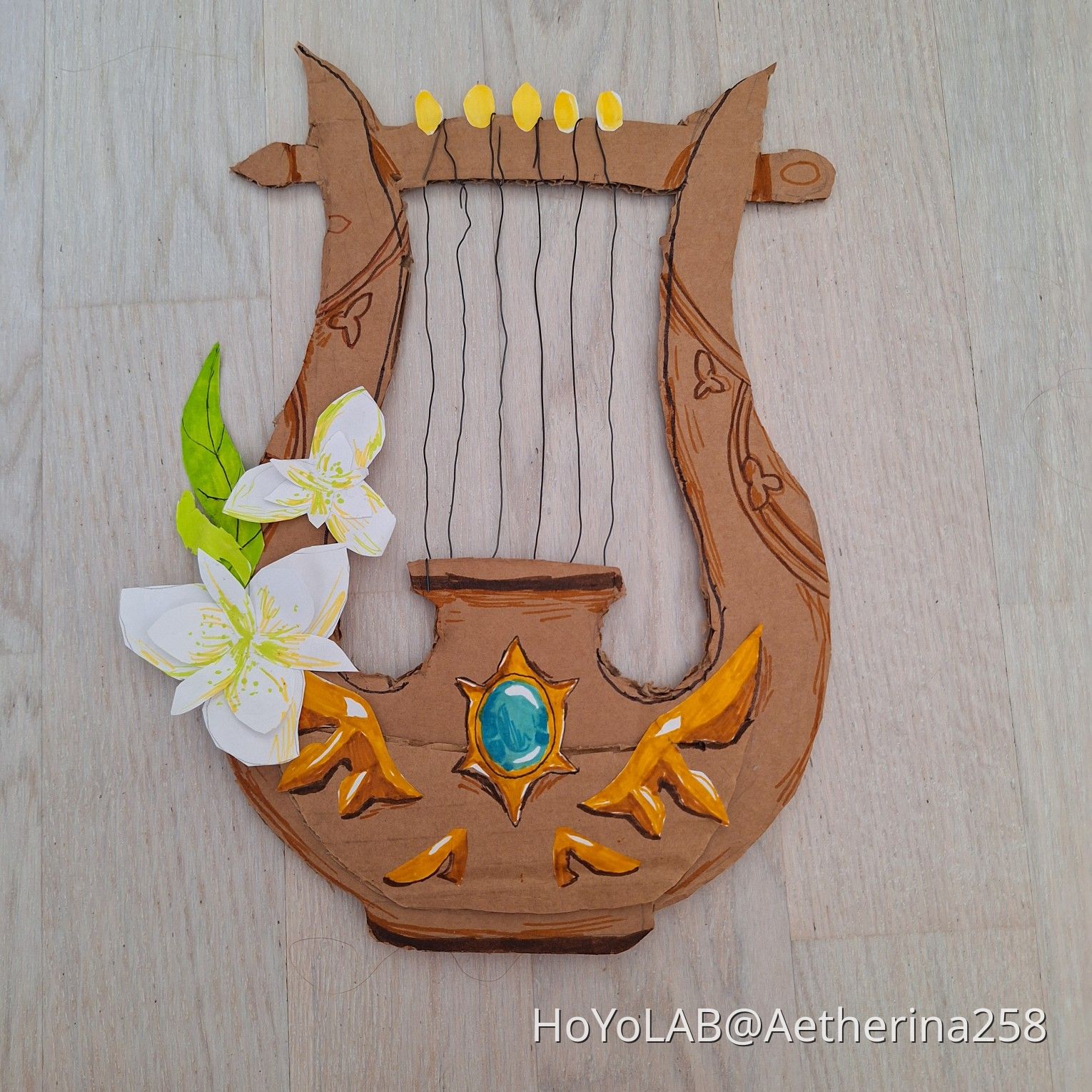 My handmade Venti lyre! :D Genshin Impact | HoYoLAB