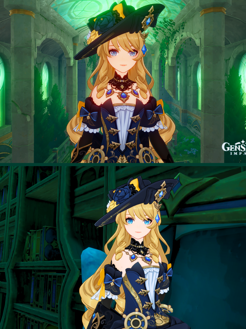 Navia just standing there being stunning. Genshin Impact | HoYoLAB