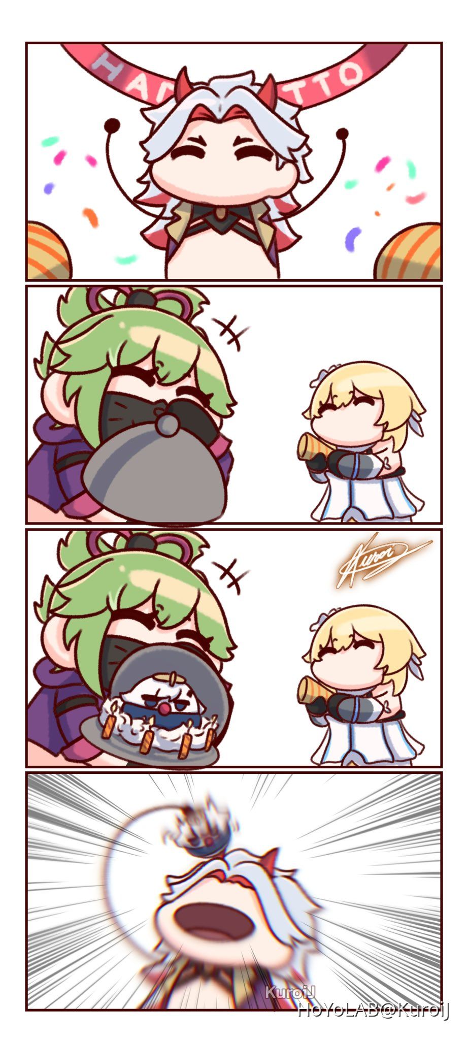 🎂HBD ITTO & PAIMONBALL (cake)🎂 Genshin Impact | HoYoLAB