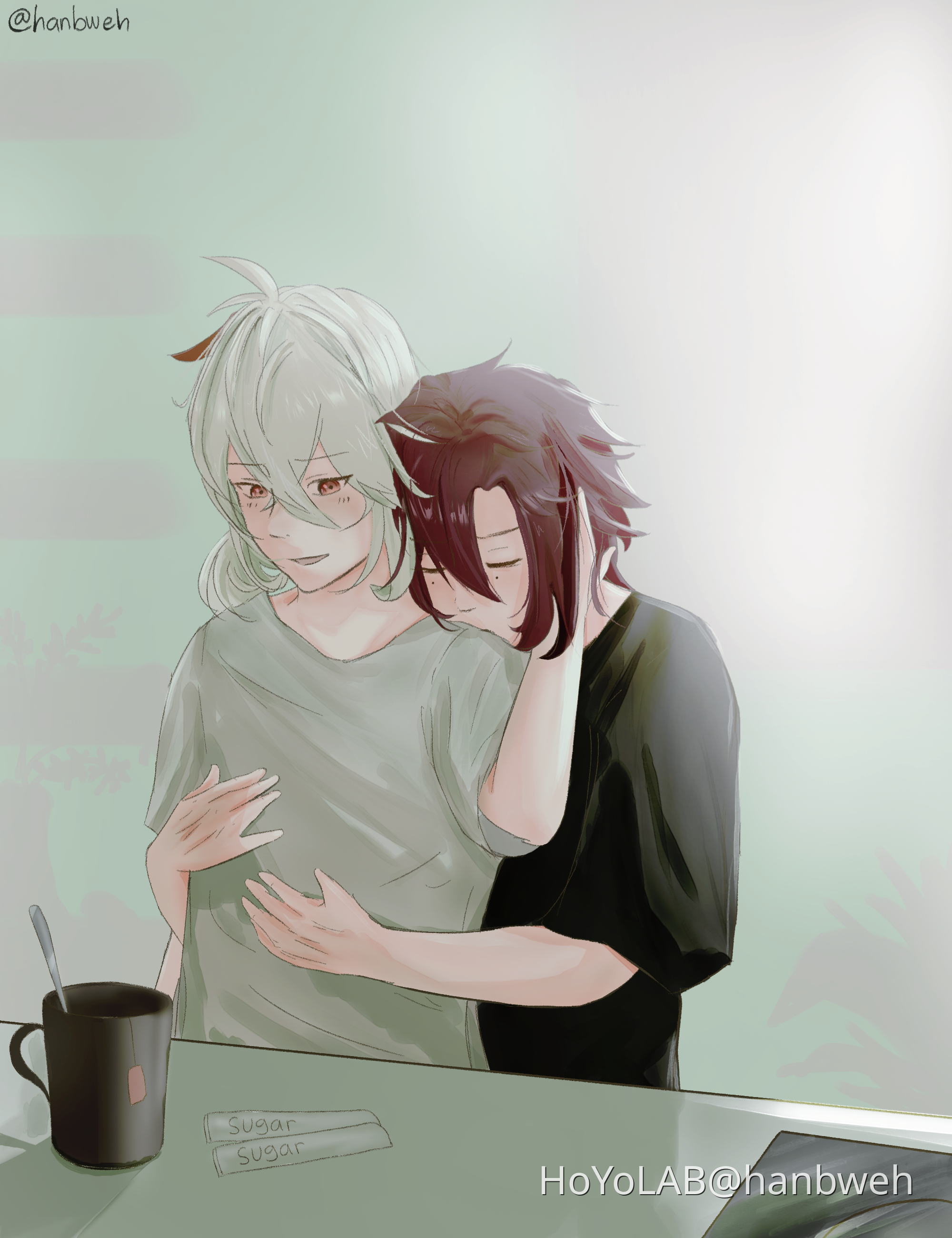 Clinging | Heikazu Fan Art 🦌🍁 Genshin Impact | HoYoLAB