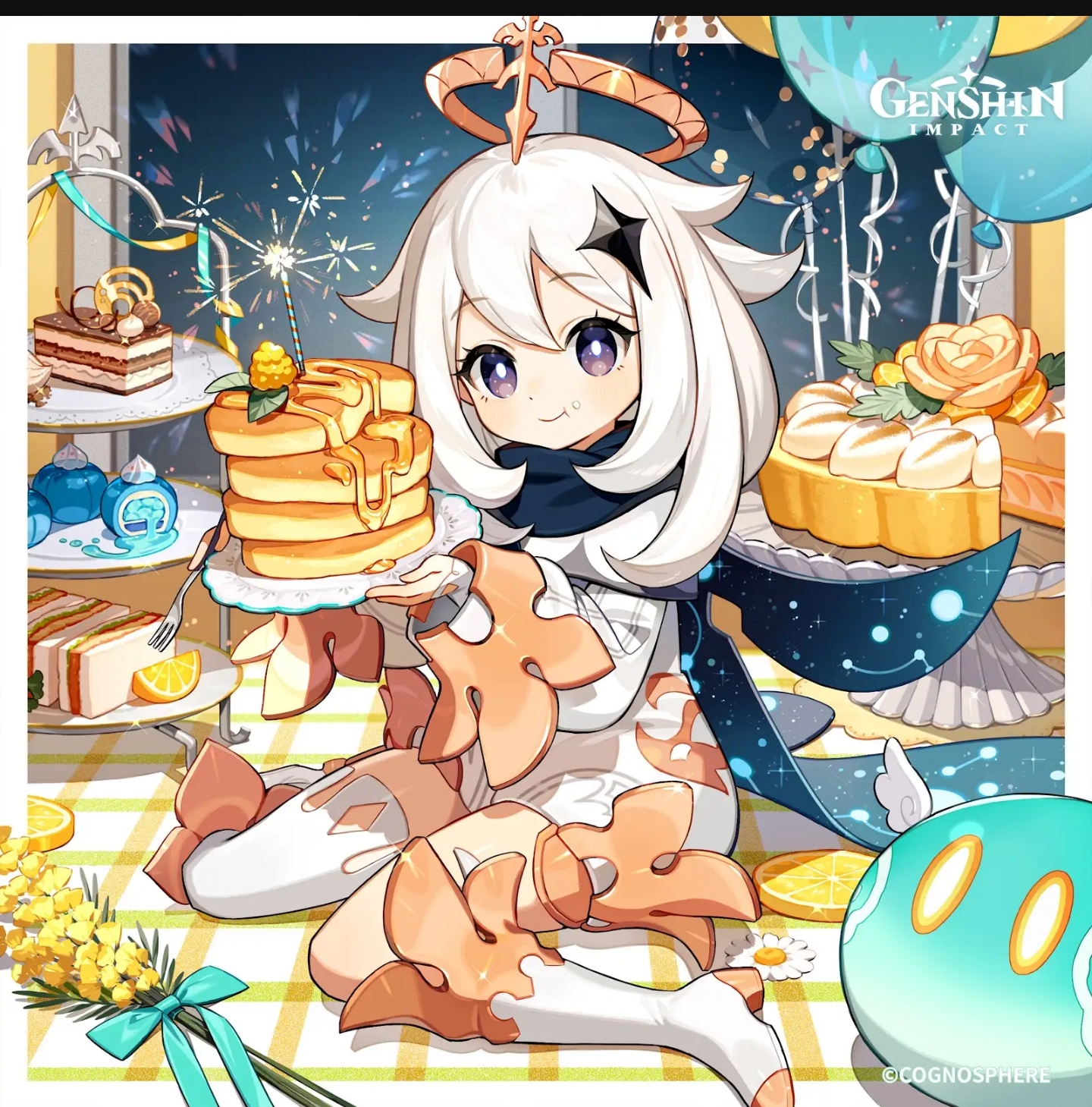 Paimon touch on the ground Genshin Impact | HoYoLAB