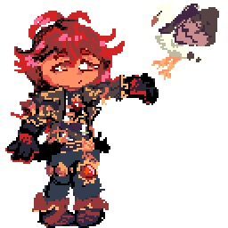 Diluc Pixel Art Genshin Impact | HoYoLAB