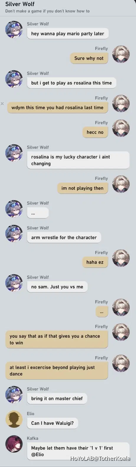 Someone made a website that can generate HSR text convos Honkai: Star ...