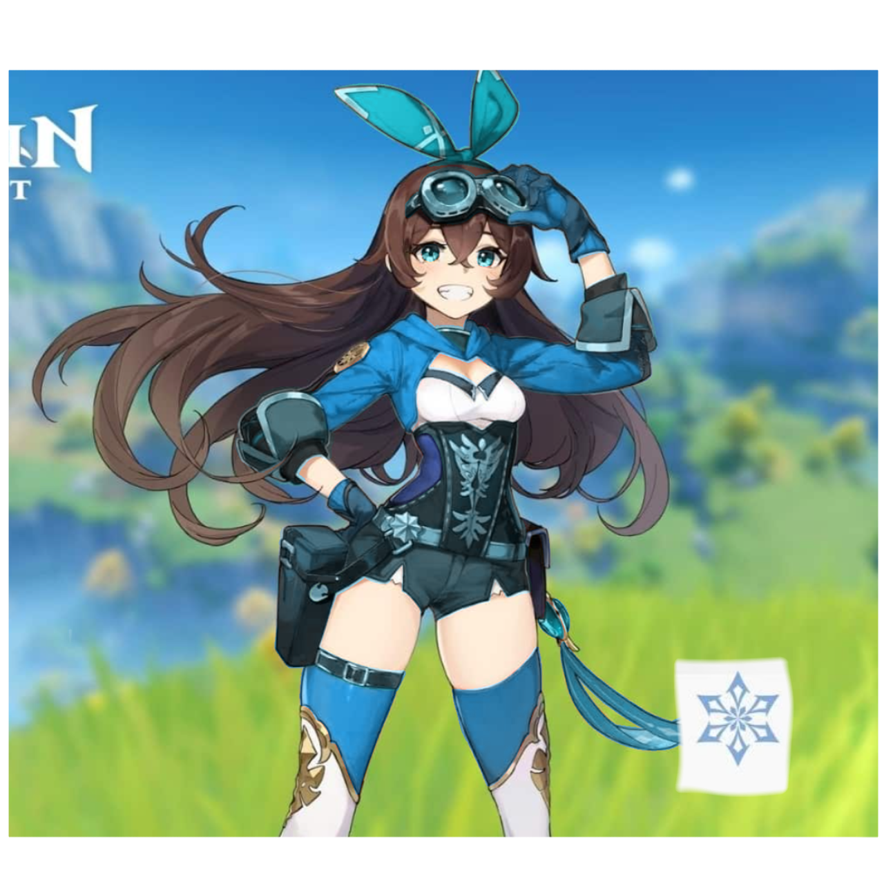 If amber was each of the other elements Genshin Impact | HoYoLAB