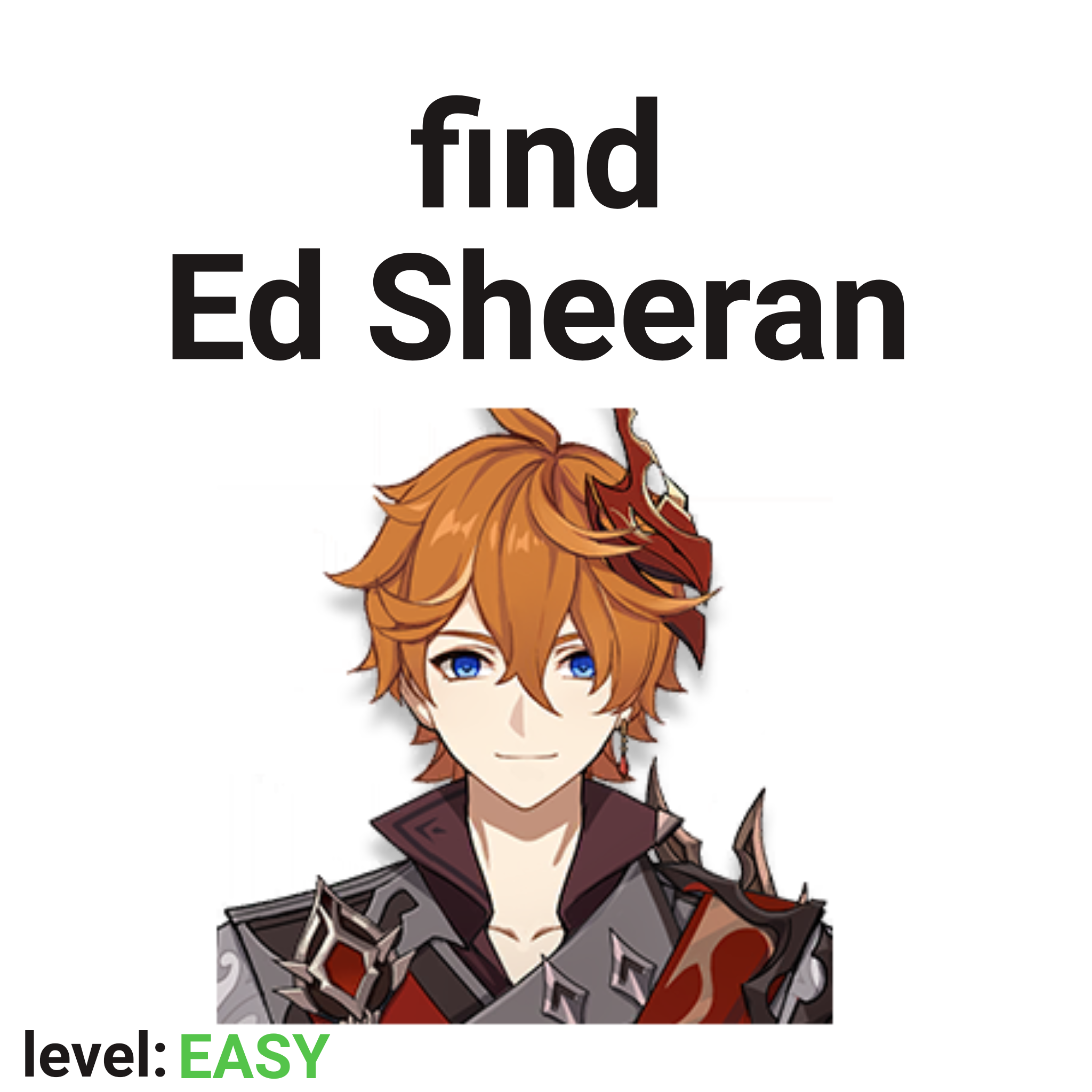 find Ed Sheeran Genshin Impact | HoYoLAB
