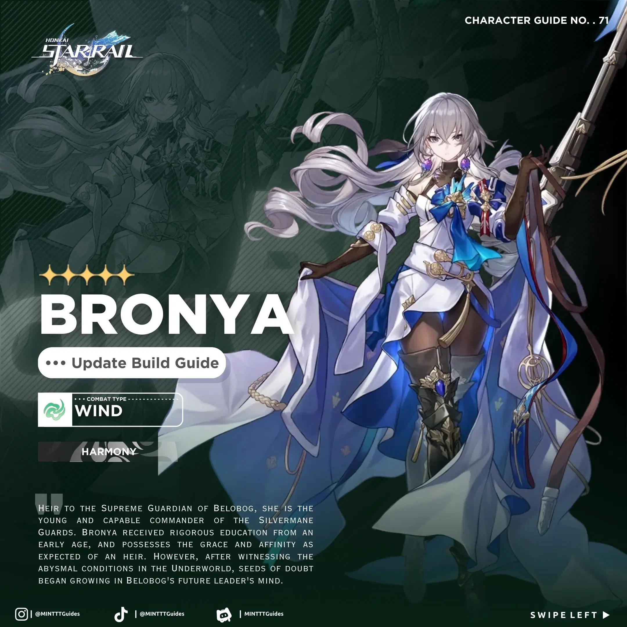 BRONYA - UPDATED BUILD GUIDE (V2.2) | HONKAI: STAR RAIL Honkai: Star ...