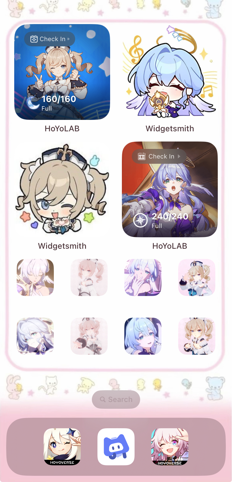 Barbara & Robin Home Screen