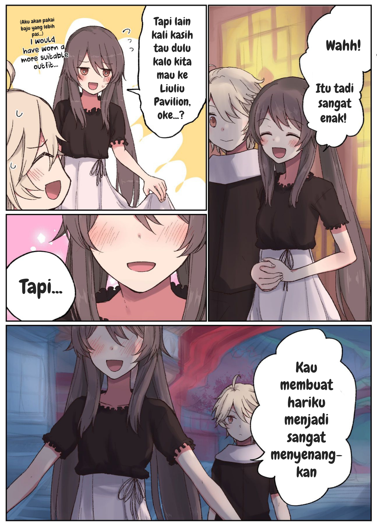 A Date With Hu Tao comic (Ch.3-4) by @pic_postcard Genshin Impact | HoYoLAB