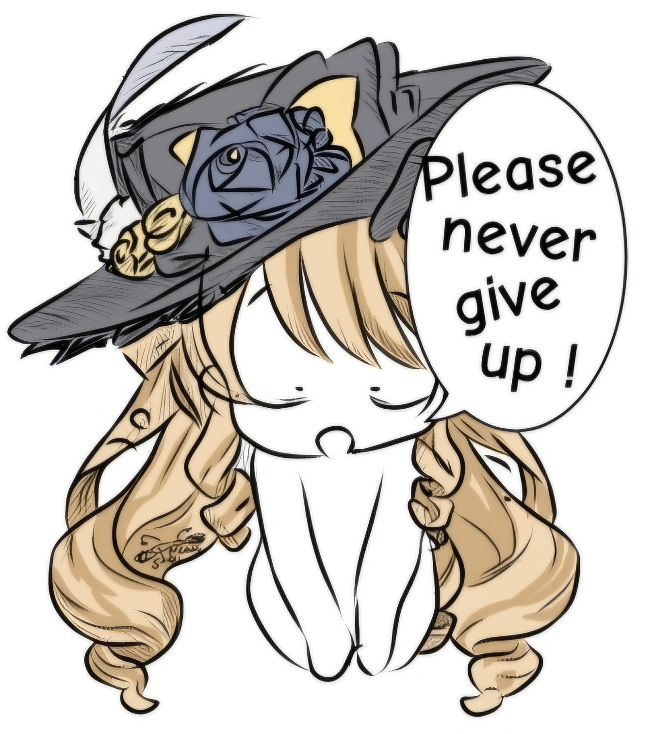 Please never give up! - Navia Sticker Genshin Impact | HoYoLAB
