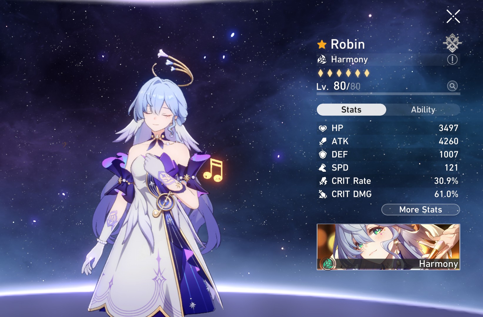 Robin stats Honkai: Star Rail | HoYoLAB