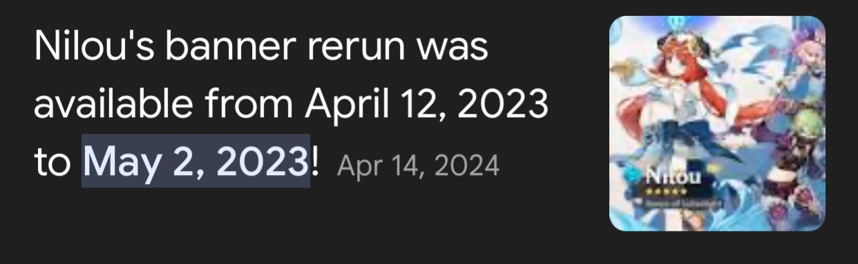 Genshin😃 Where is my Nilou Genshin Impact | HoYoLAB