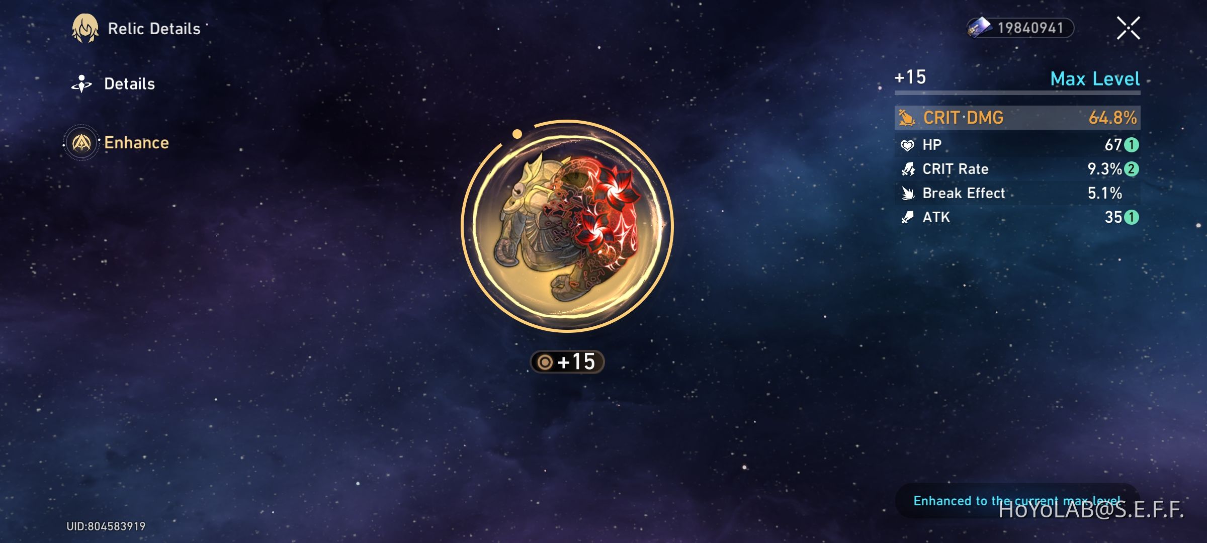 I'm done in relic farming Honkai: Star Rail | HoYoLAB