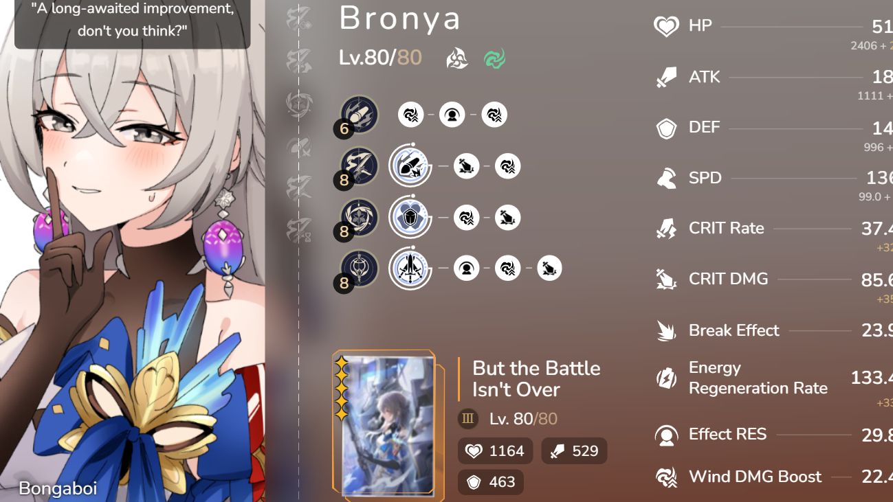 Bronya's trace branches are filled. Honkai: Star Rail | HoYoLAB