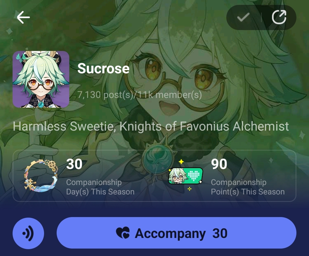 Sucrose Appreciation Post #11 (I came back!) Genshin Impact | HoYoLAB