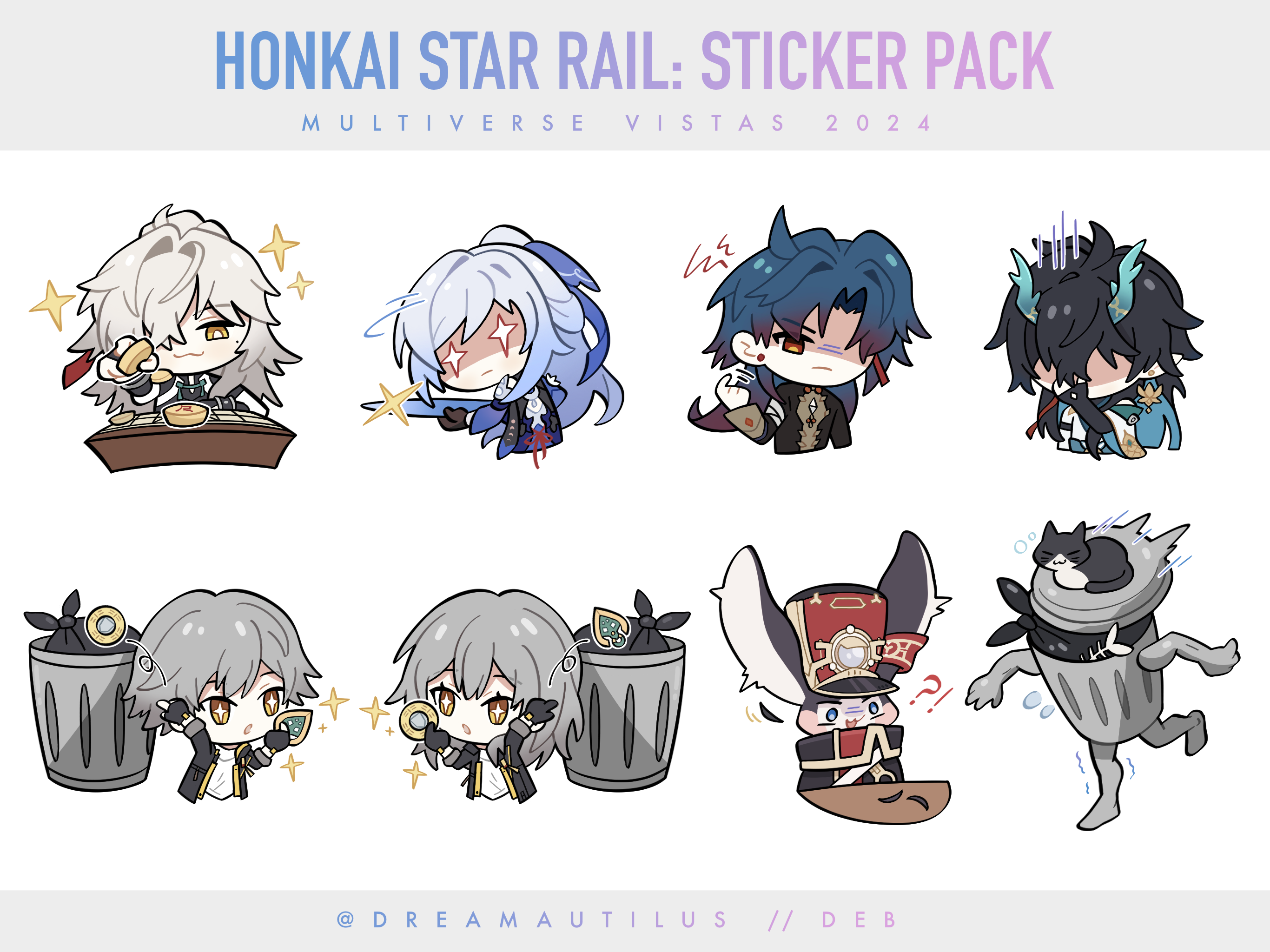 HSR sticker pack!! Honkai: Star Rail | HoYoLAB