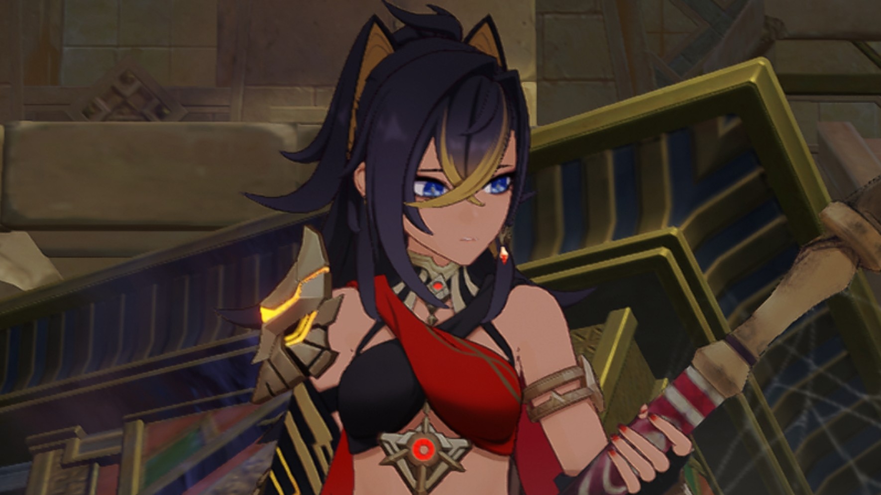 That moment when Dehya dig his father's cane out of the sand... Genshin ...