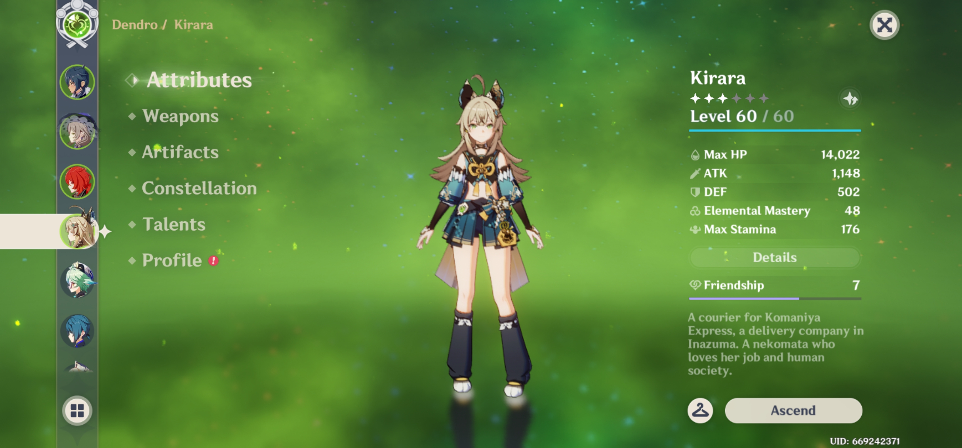 day one of posting kirara for her badge! Genshin Impact | HoYoLAB