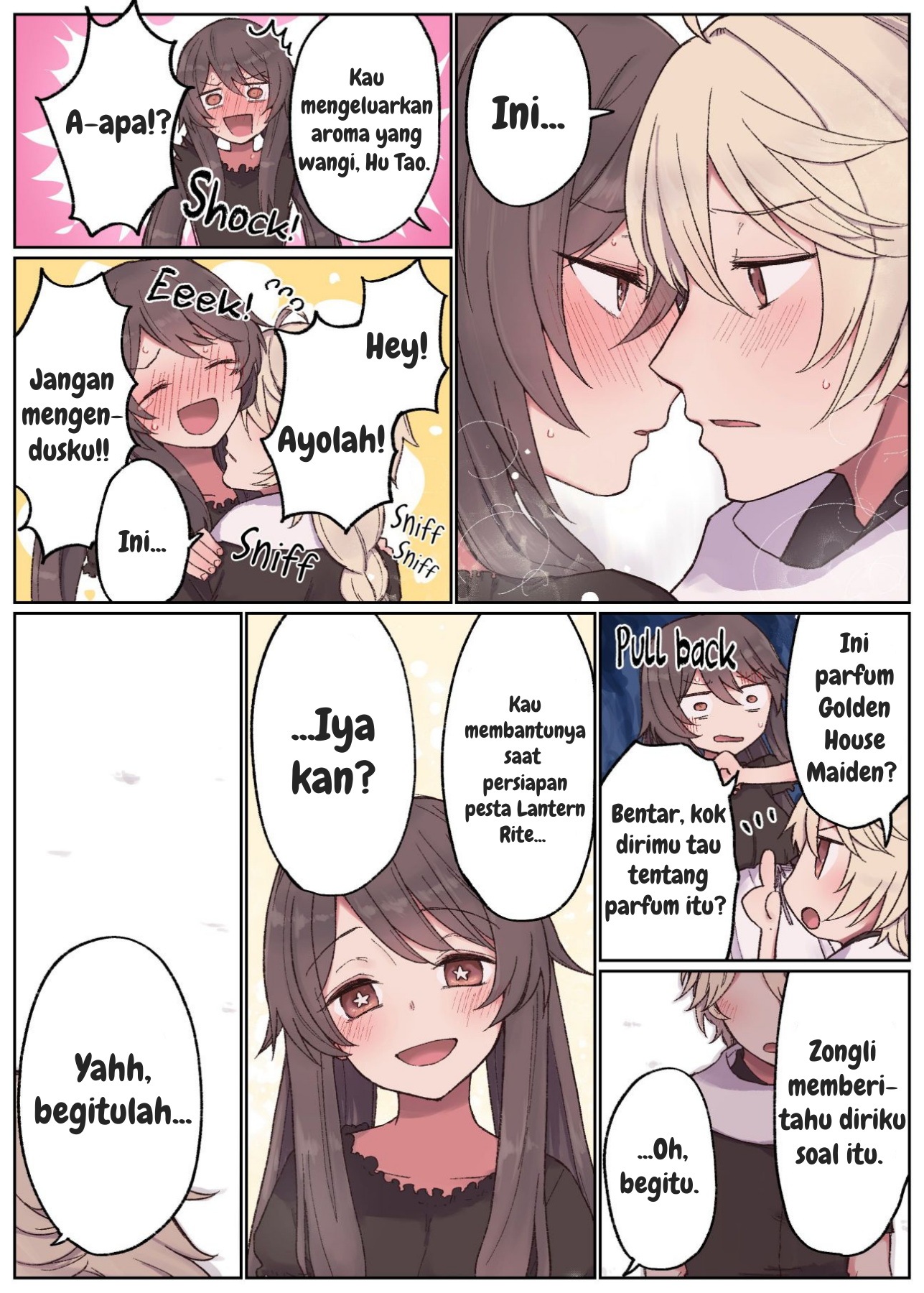 A Date With Hu Tao comic (Ch.5-6) by @pic_postcard Genshin Impact | HoYoLAB