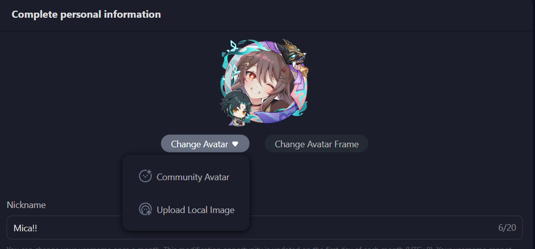 YOU CAN NOW USE UR OWN PFP????? Genshin Impact | HoYoLAB