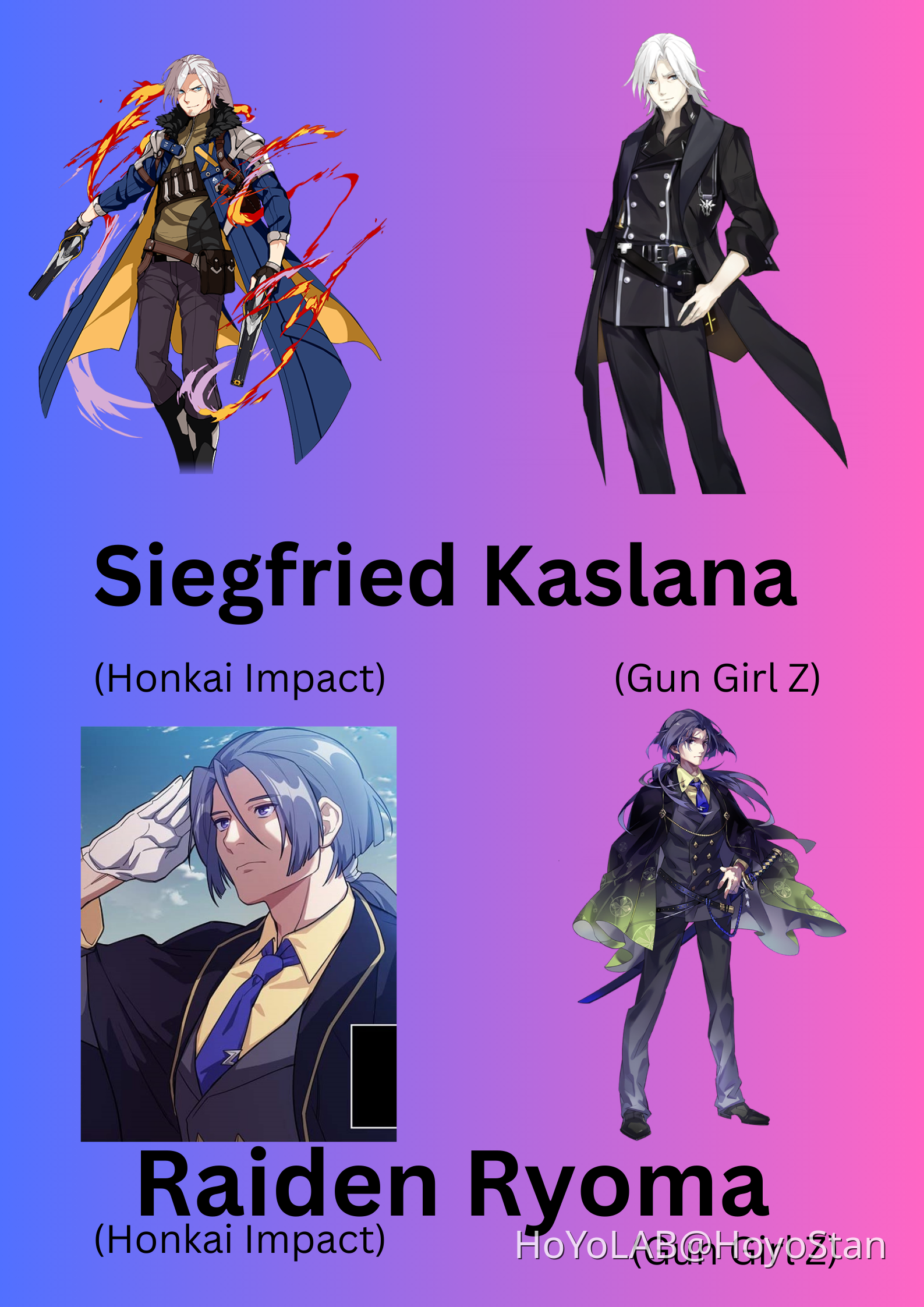 Men of The Honkai Verse (GGZ vs HI3) Honkai Impact 3rd | HoYoLAB