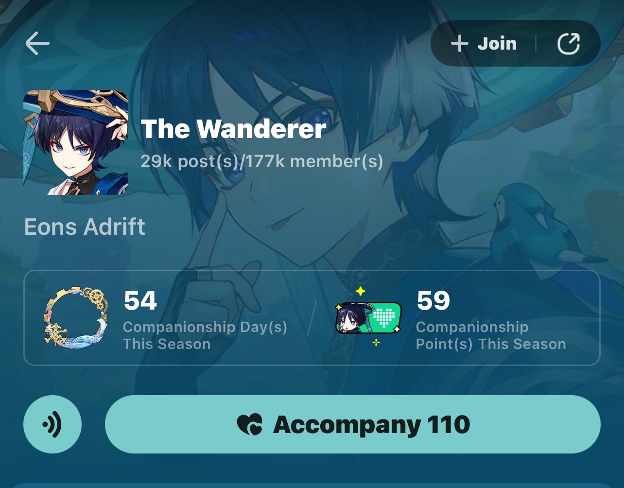 Wanderer Accompany 100 Genshin Impact | HoYoLAB