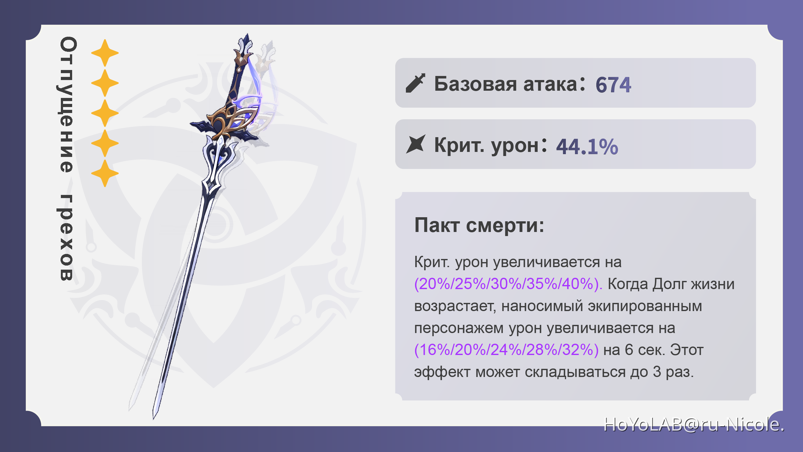 [V4.7] Кому подходит Отпущение грехов, сигнатурное оружие Клоринда ...