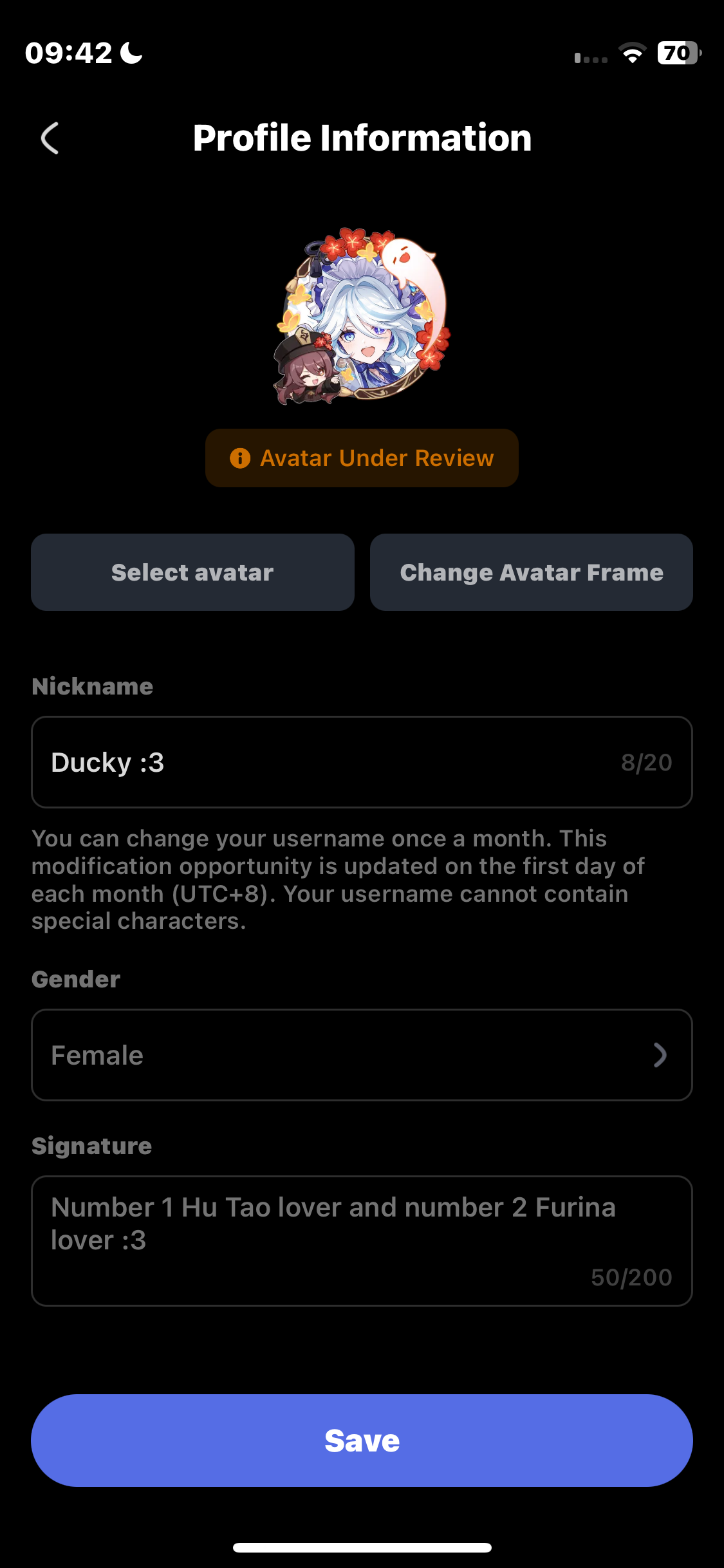 Changing my pfp :333 | HoYoLAB