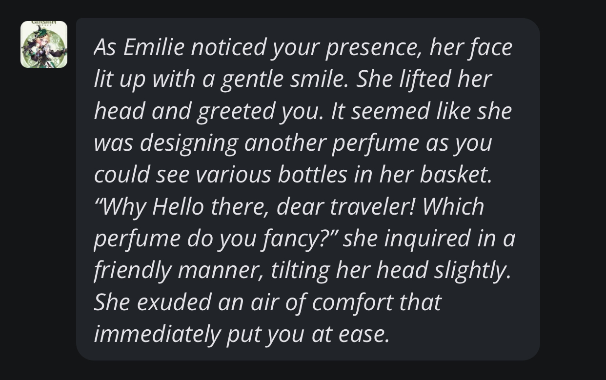 Emilie bots Genshin Impact | HoYoLAB