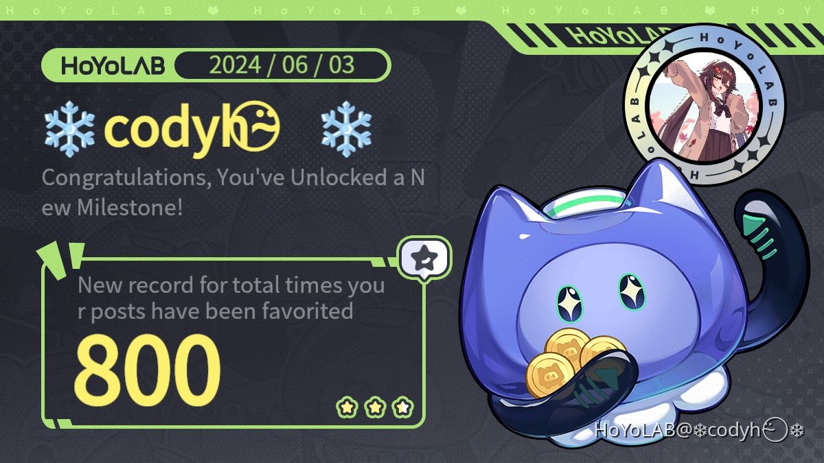 Oooh nice! | HoYoLAB