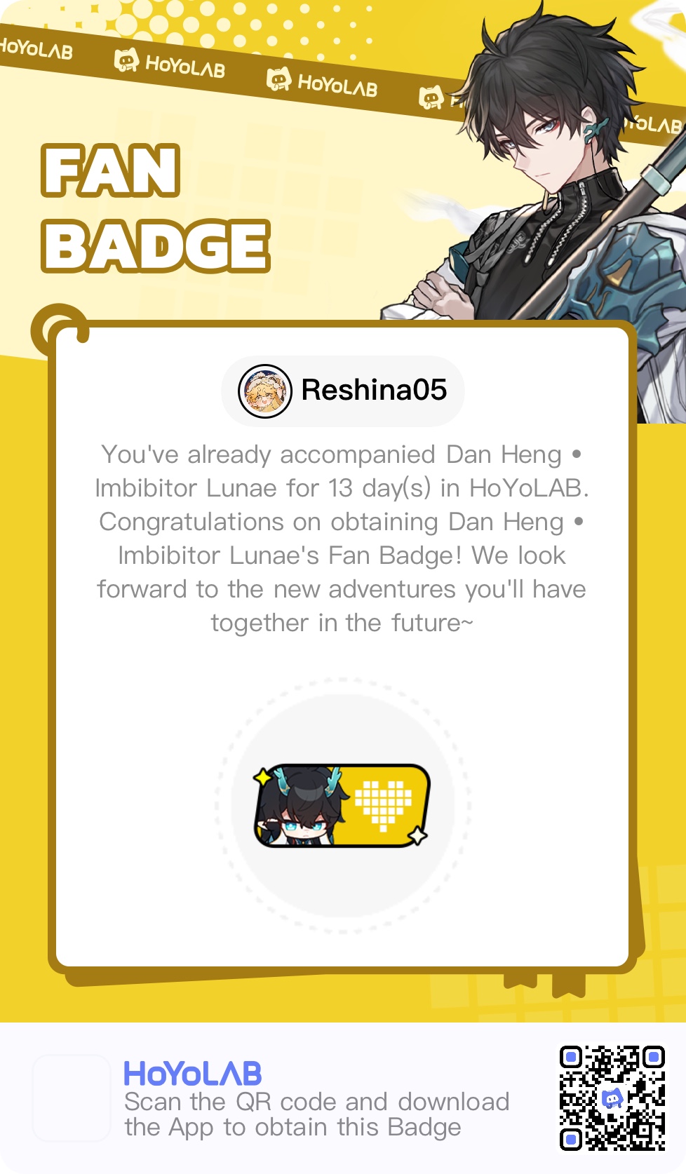 DHIL Fan Badge Honkai: Star Rail | HoYoLAB
