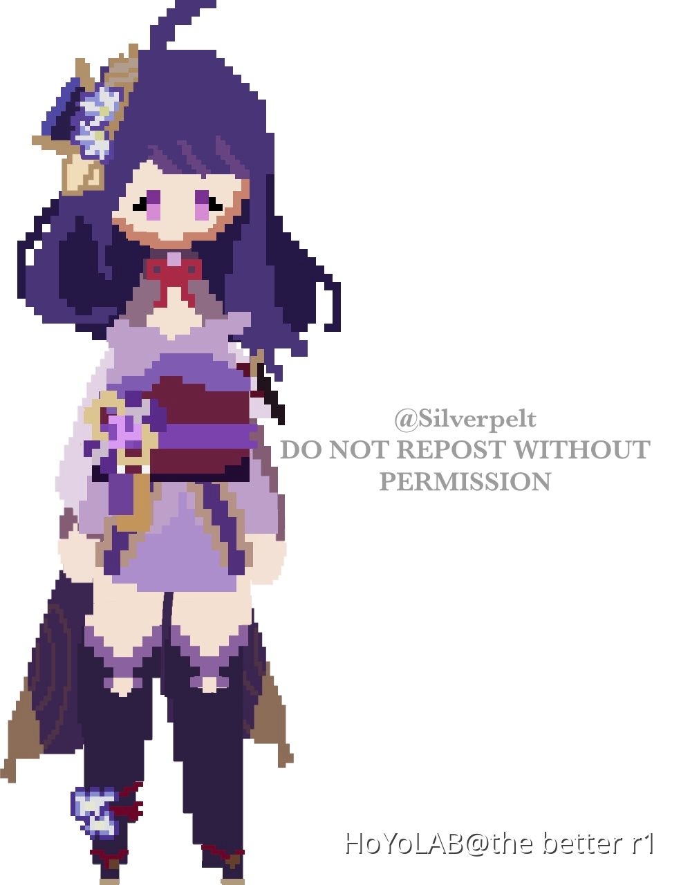 pixel raiden (day 6) Genshin Impact | HoYoLAB