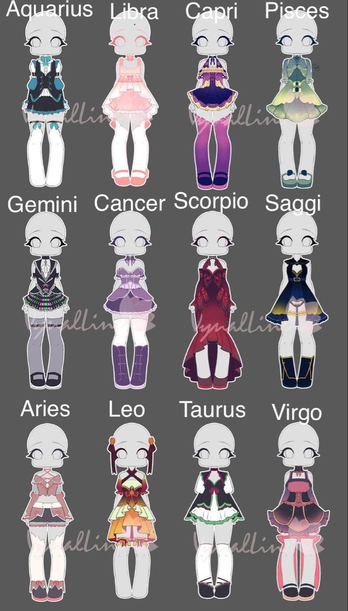 Draw your OC in your zodiac signs outfit! | HoYoLAB
