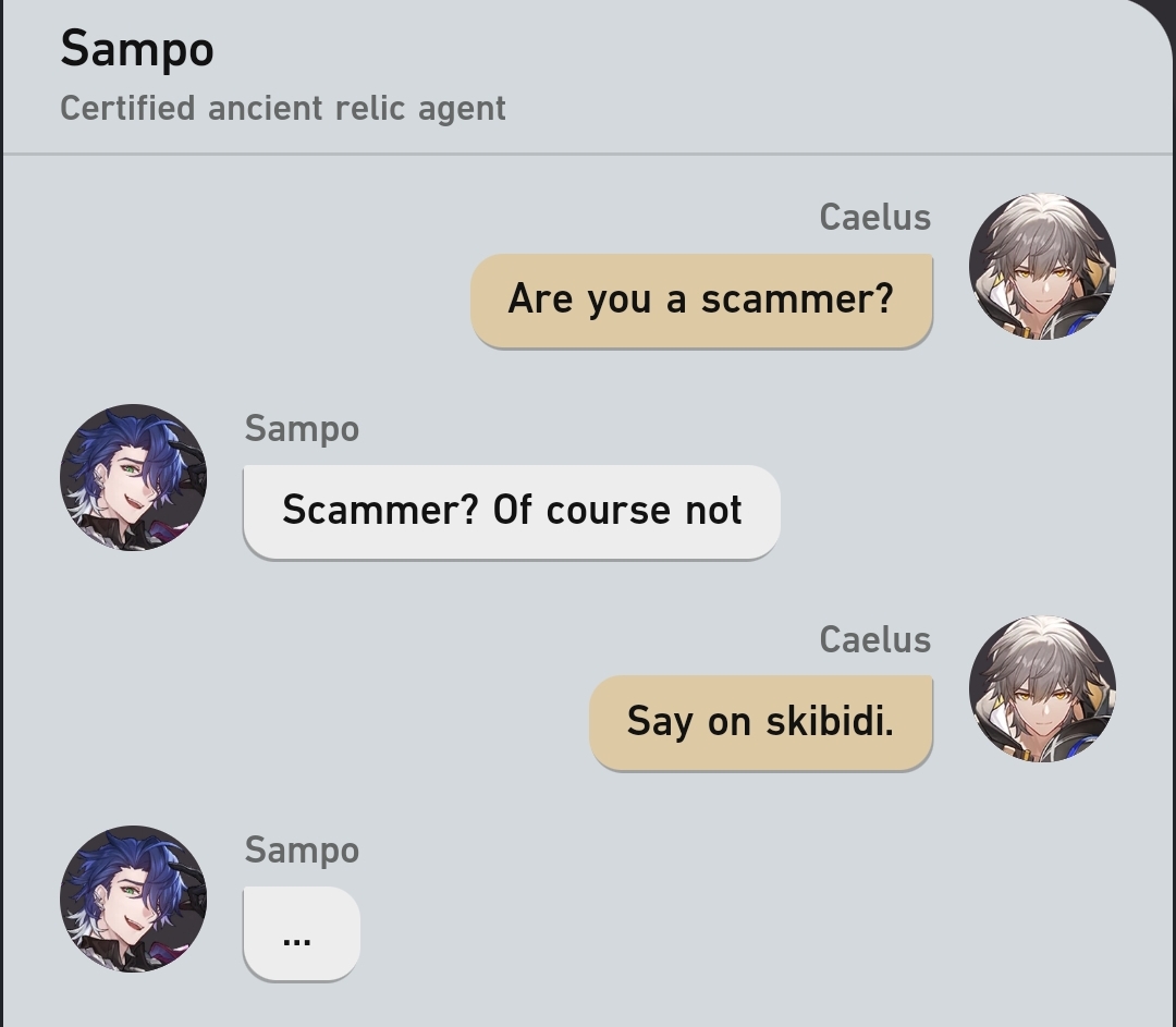 HSR Random Chats Honkai: Star Rail | HoYoLAB