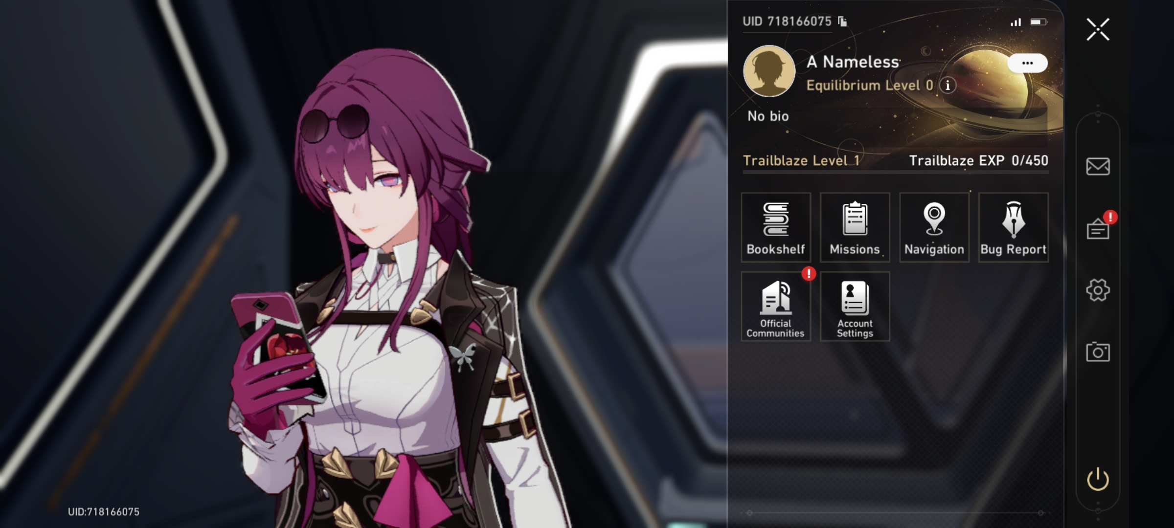 so becouse my computer broke i lost my hsr account so imma start a new ...