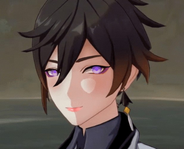 Day 1 of "I was bored thats why" (making a characters eyes purple ...