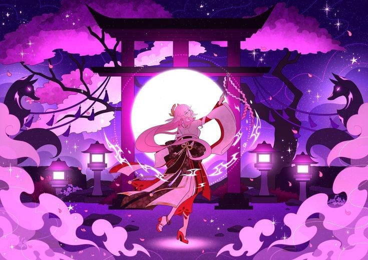 Yae Miko badge Genshin Impact | HoYoLAB