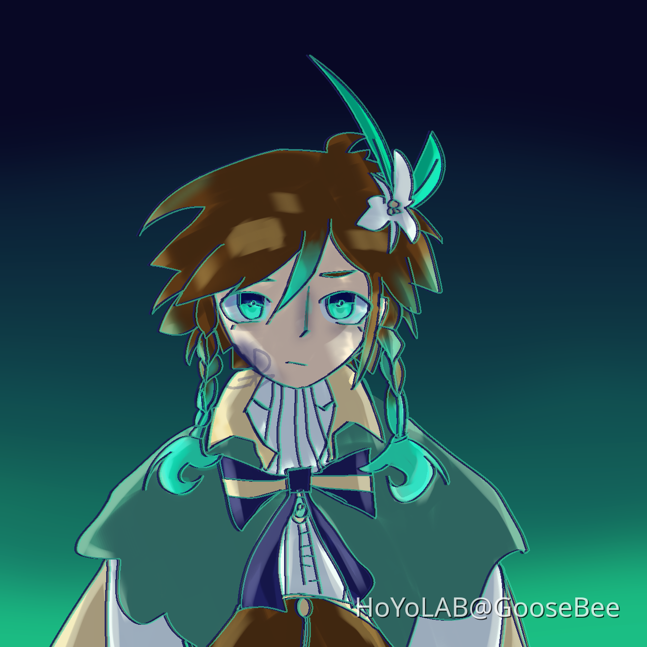 "Freedom as a concept" - Venti Fan Art Genshin Impact | HoYoLAB