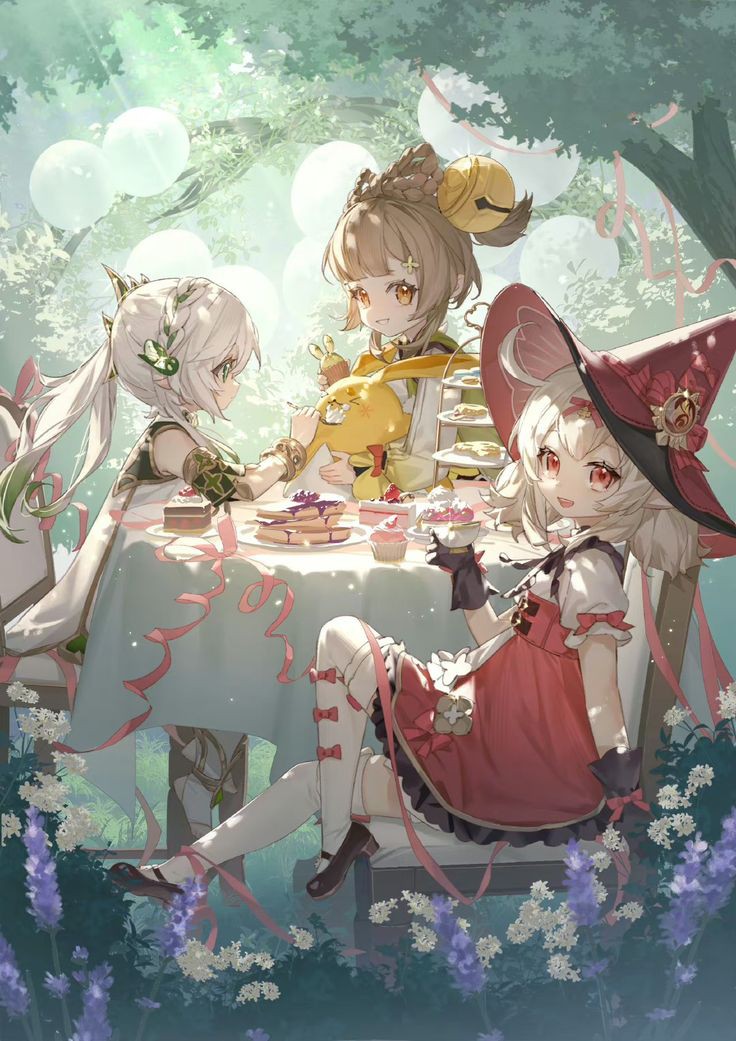 tea party Genshin Impact | HoYoLAB