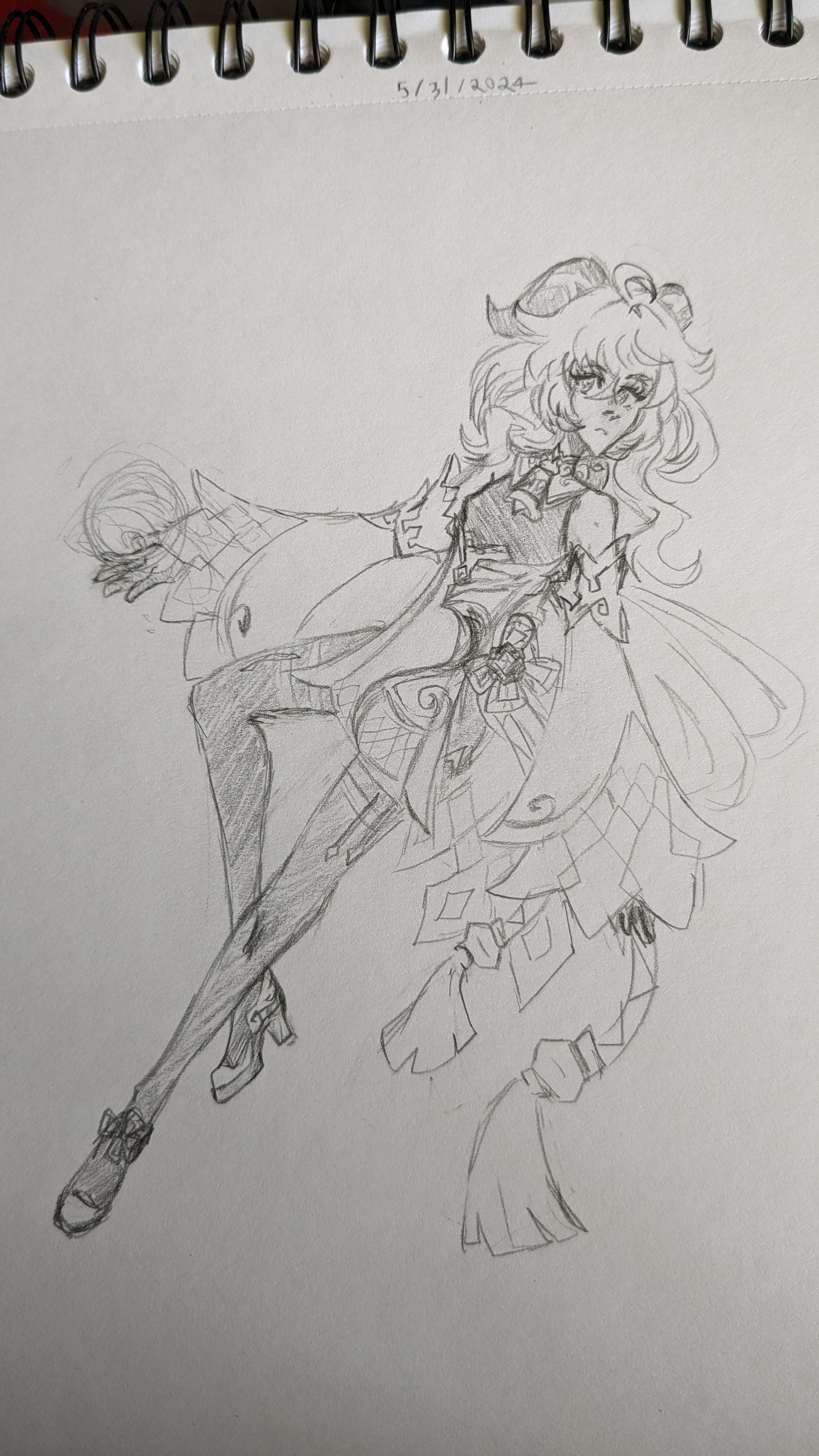 GANYU SKETCH Genshin Impact | HoYoLAB