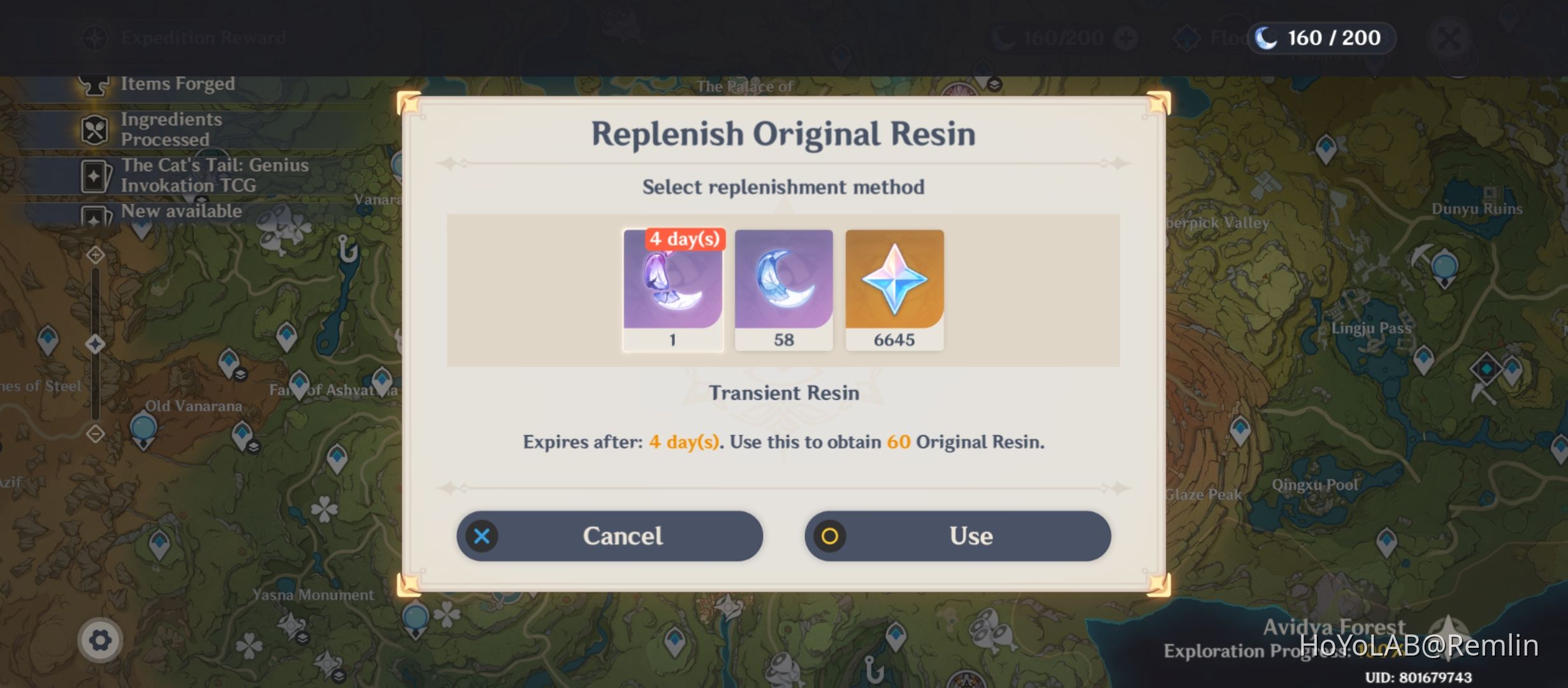 It's 200 Resin Now! Genshin Impact | HoYoLAB