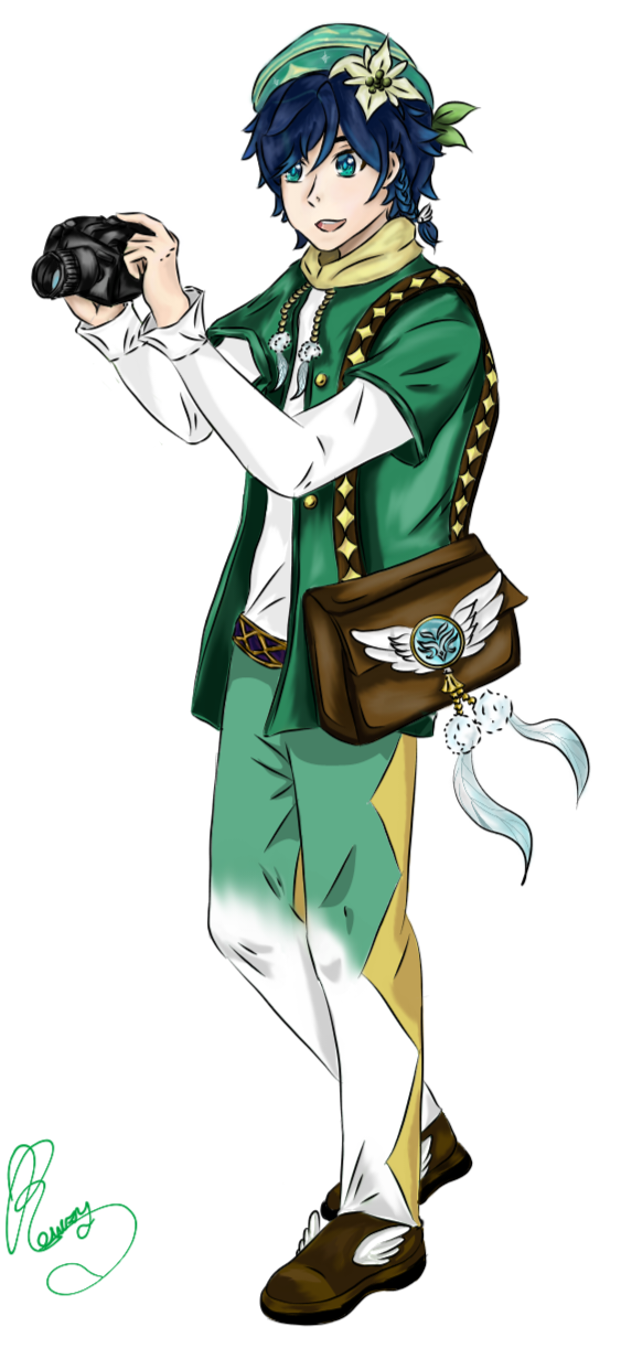 Venti Drawing!! Genshin Impact | HoYoLAB