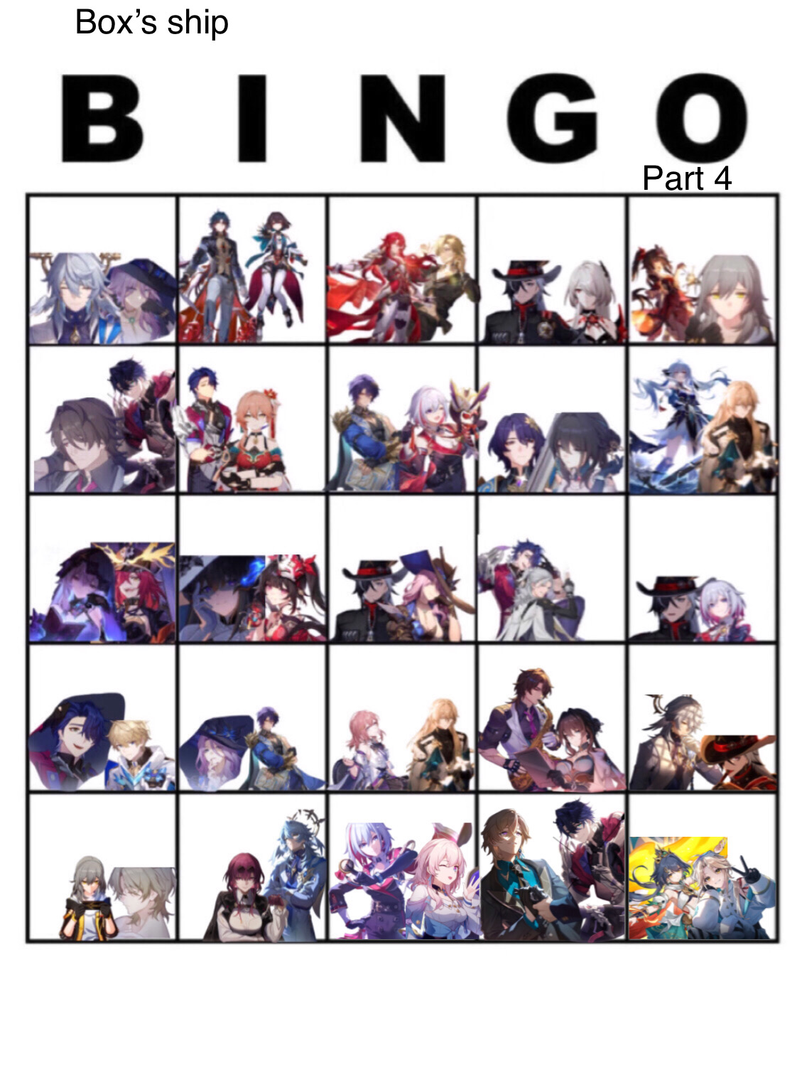 Hsr ship bingo part 4 Honkai: Star Rail | HoYoLAB