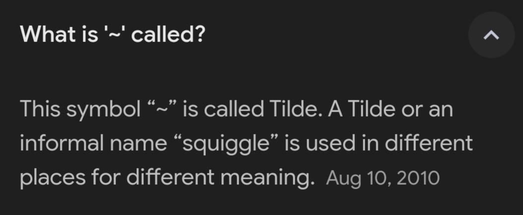 FINALLY, THE NAME OF THE SQUIGGLE LINE | HoYoLAB