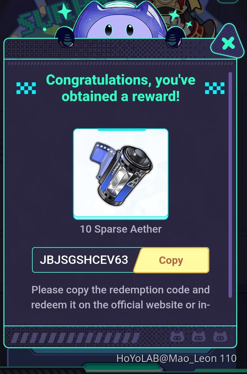 FREE 10 Sparse Aether code (FCFS) Honkai: Star Rail | HoYoLAB