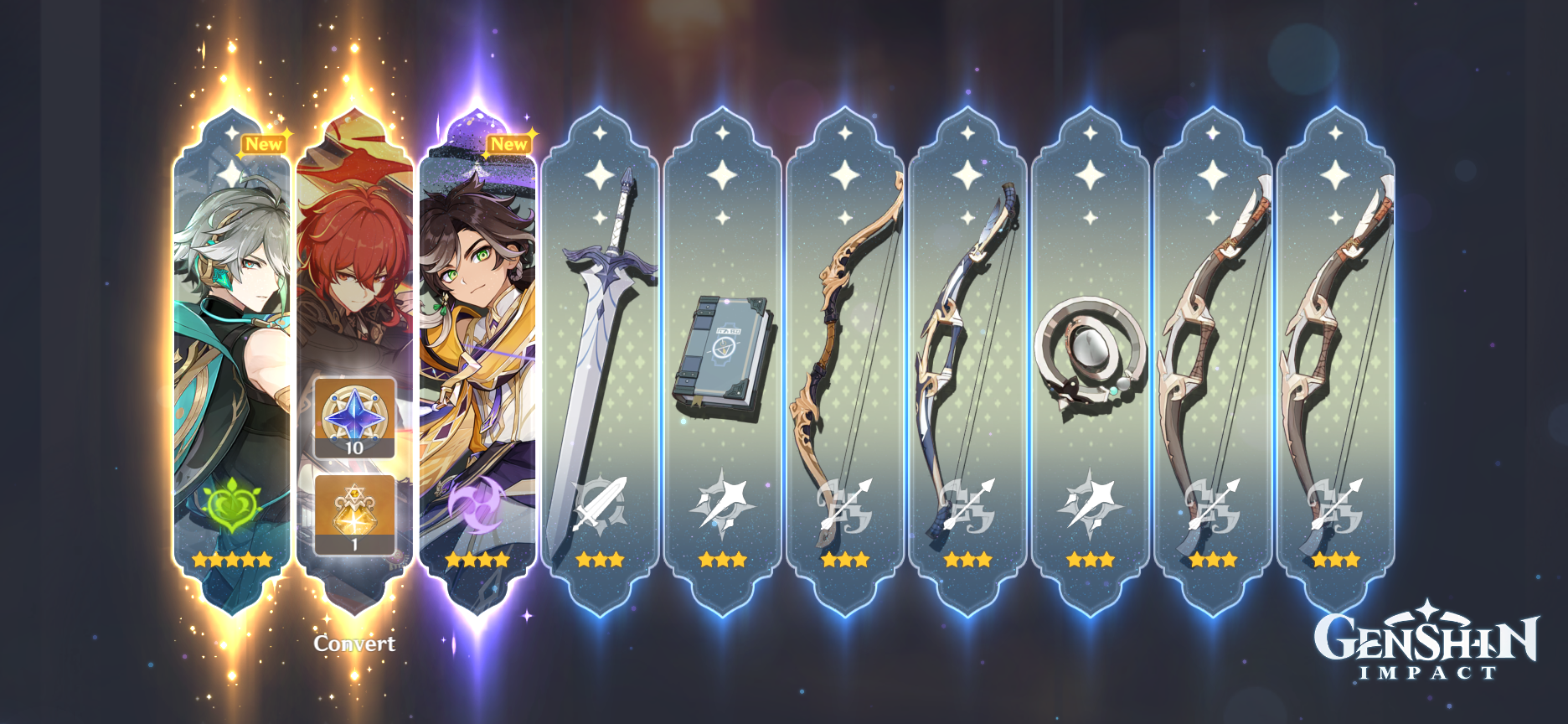 My first double 5-Star Pull! Genshin Impact | HoYoLAB