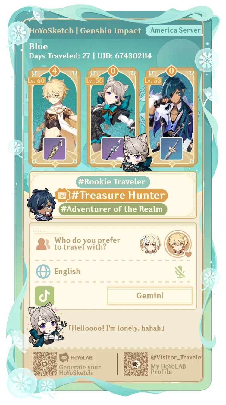 Custom Genshin Name card!!! Genshin Impact | HoYoLAB