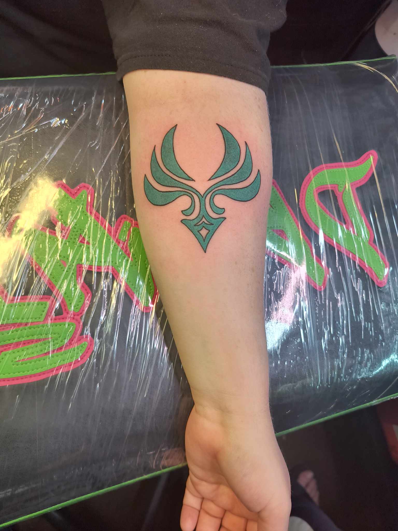 My new Anemo tattoo Genshin Impact | HoYoLAB