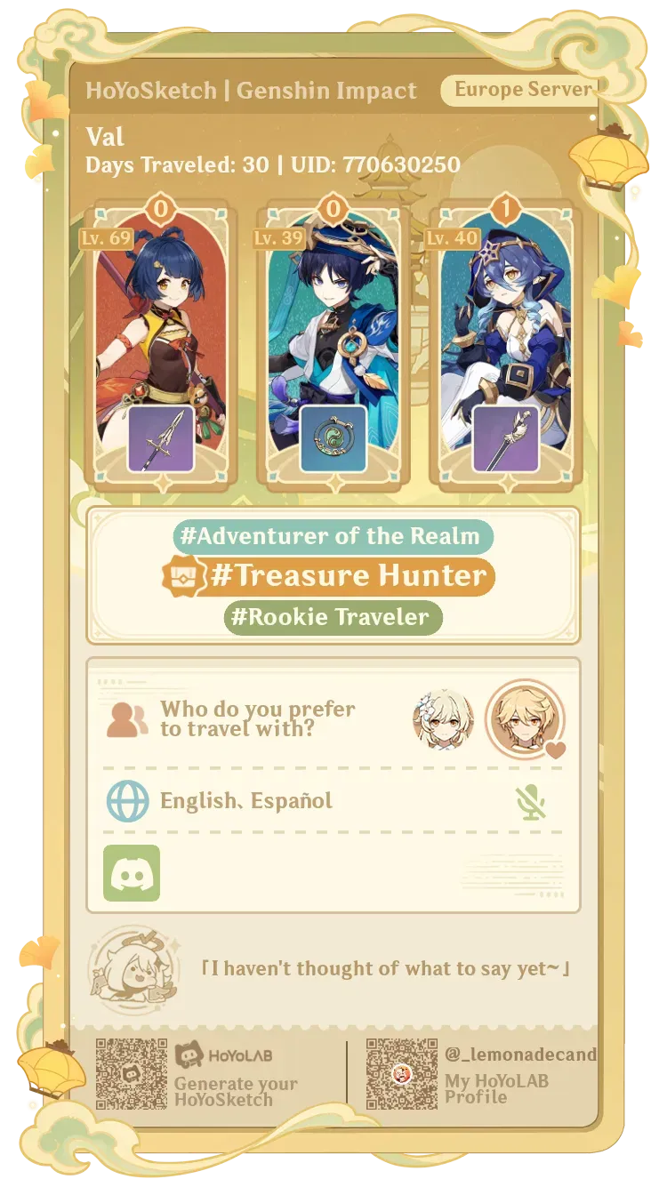 tribute to the travelling mimo Genshin Impact | HoYoLAB