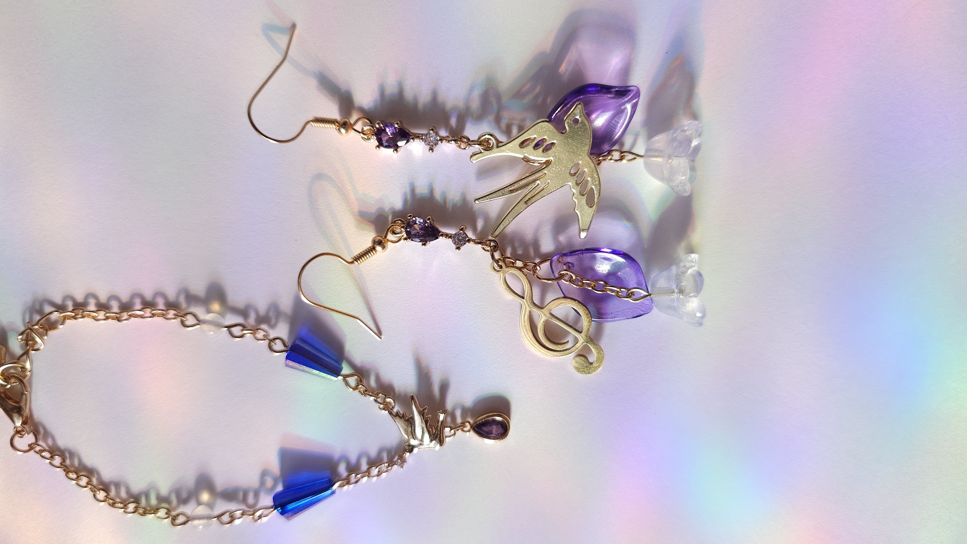 WIP - Sunday & Robin Inspired Jewelry Set 🪽💜🎶 Honkai: Star Rail | HoYoLAB