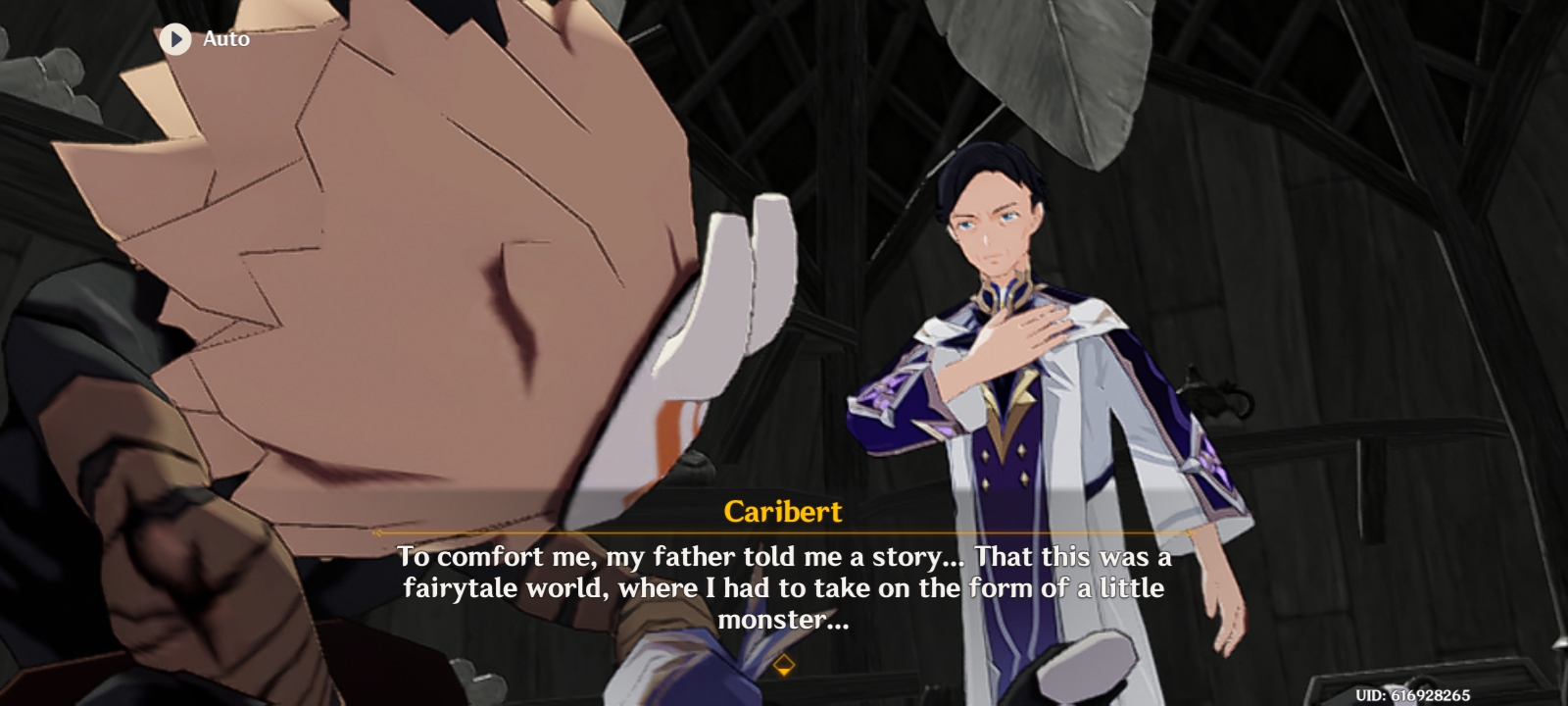 I thought Caribert was a kid or he really was a kid in hilichurl form ...